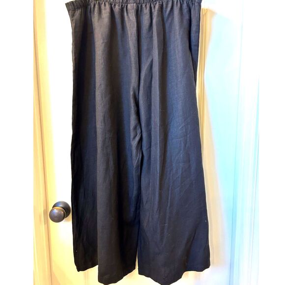 bryn Walker | Pants & Jumpsuits | Bryn Walker Black Linen Wide Leg ...